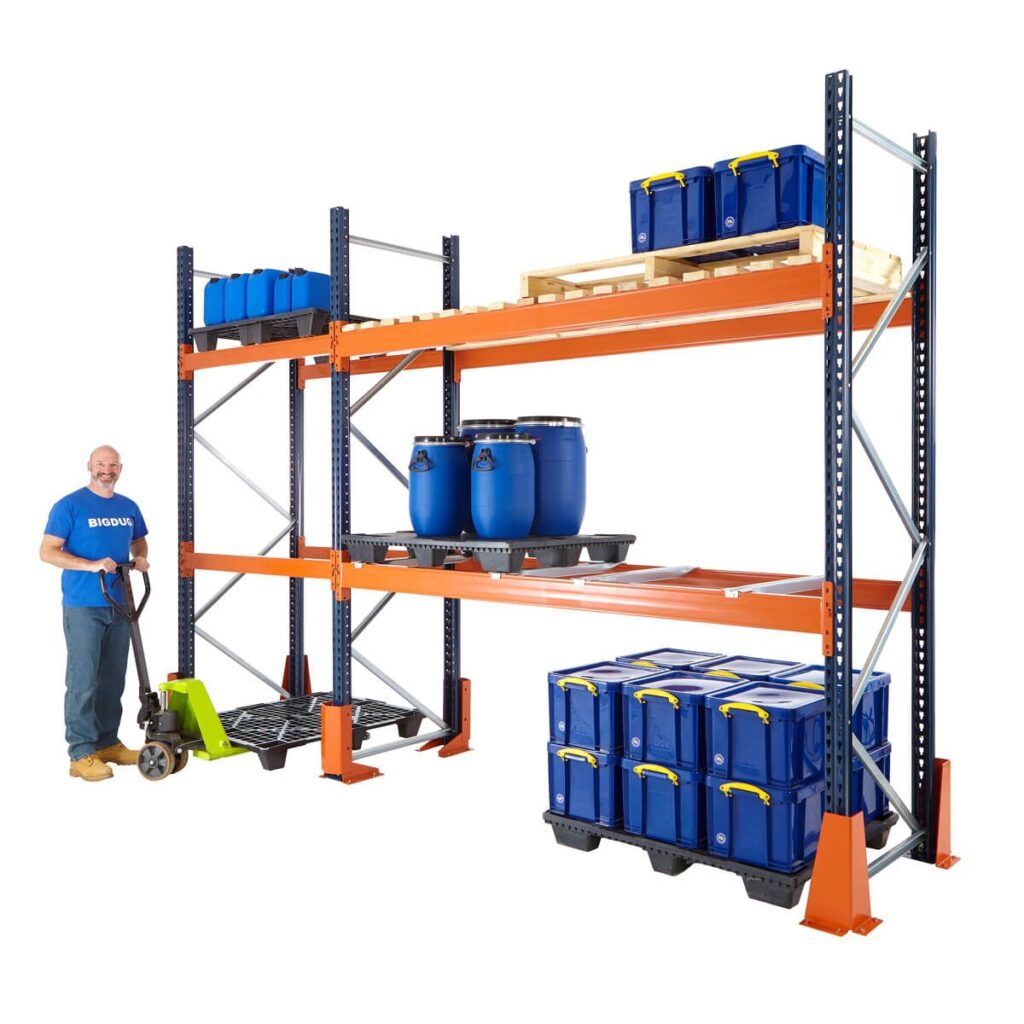 Archive Storage Rack - Carton Flow Rack - Hybrid Rack